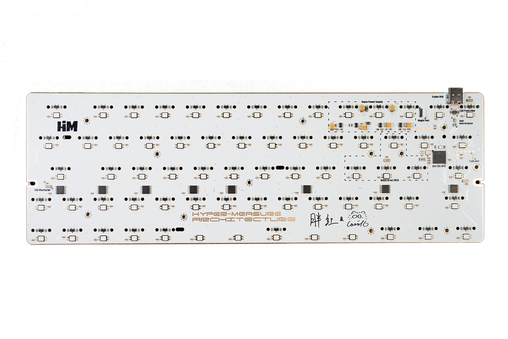 HM Z Platform HE PCB Kit **EARLY BIRD BONUS - Set of Gateron Jade Pro ...